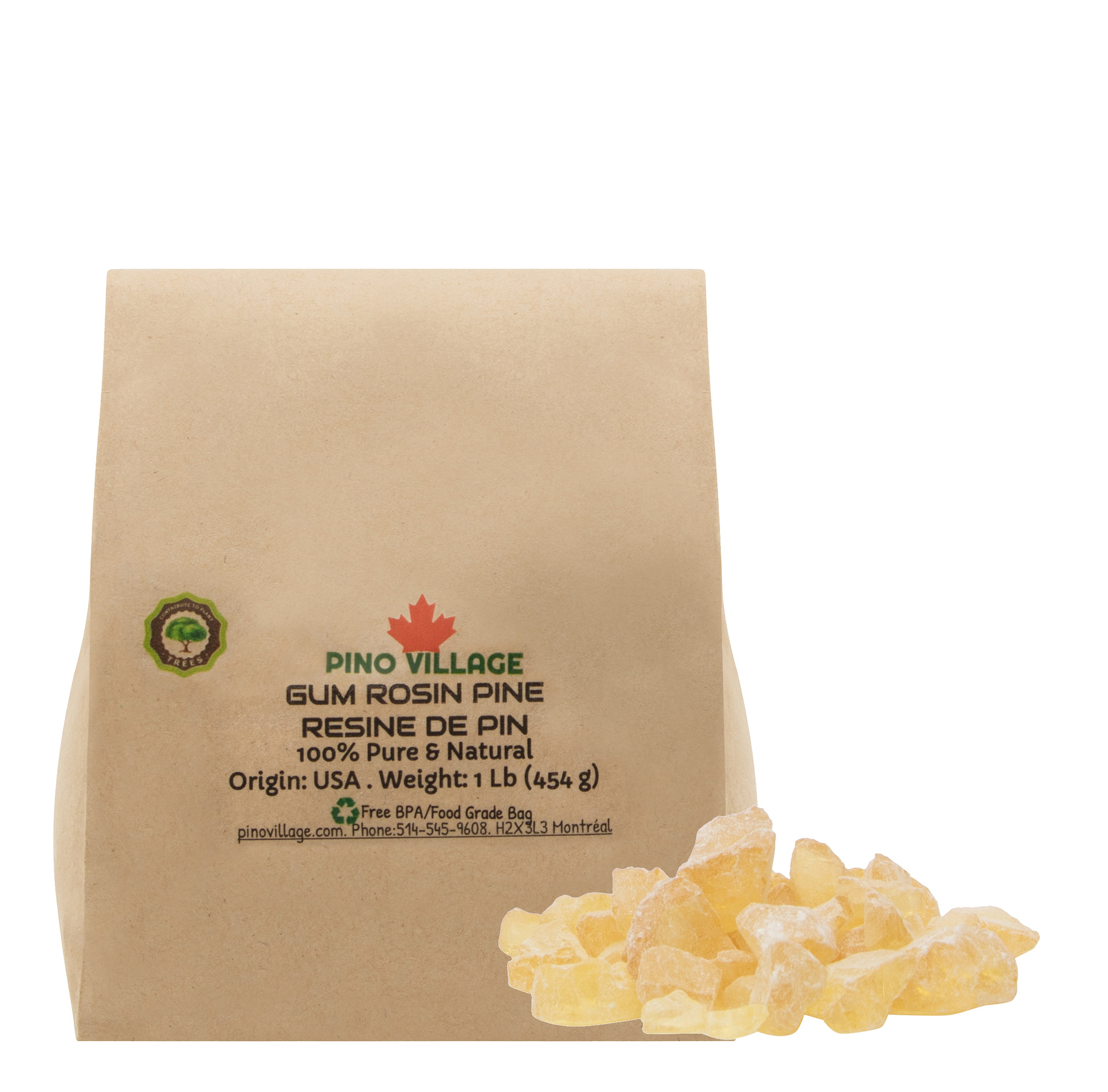 Pine Rosin, Resin | Canadian Supplier
